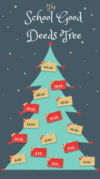 School Good Deeds Calendar