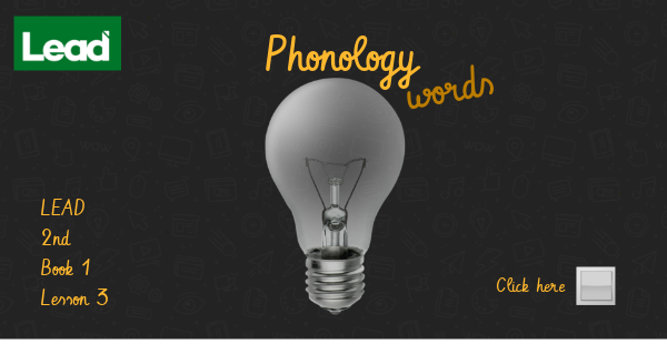 Phonology LEAD - 2nd - Book 1 - Lesson 3 | Genially