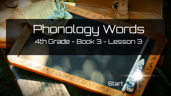 4th Grade, Book 3, Lesson 3 Phonology | Genially