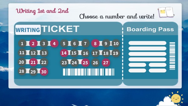 Writing 1st 2nd Spring