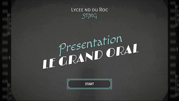 Le grand oral - STMG - juin 2024 | Genially