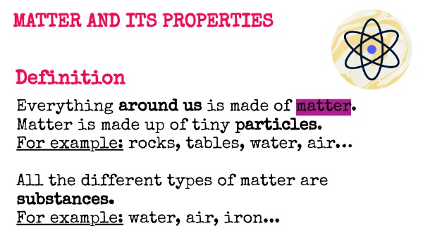 THE MATTER | Genially