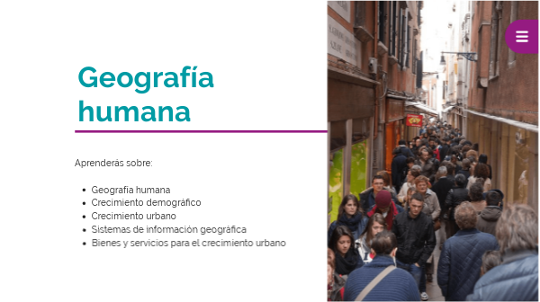 CS8U2 Geografía humana | Genially