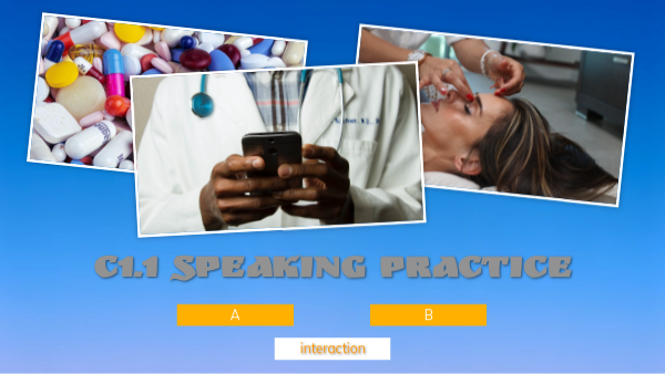 C1 Health and Fitness Speaking Practice | Genially