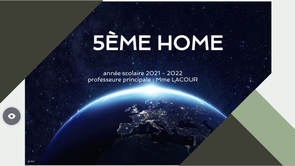 5ème HOME | Genially