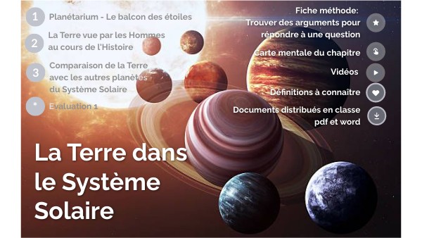 La Terre dans le Système Solaire | Genially