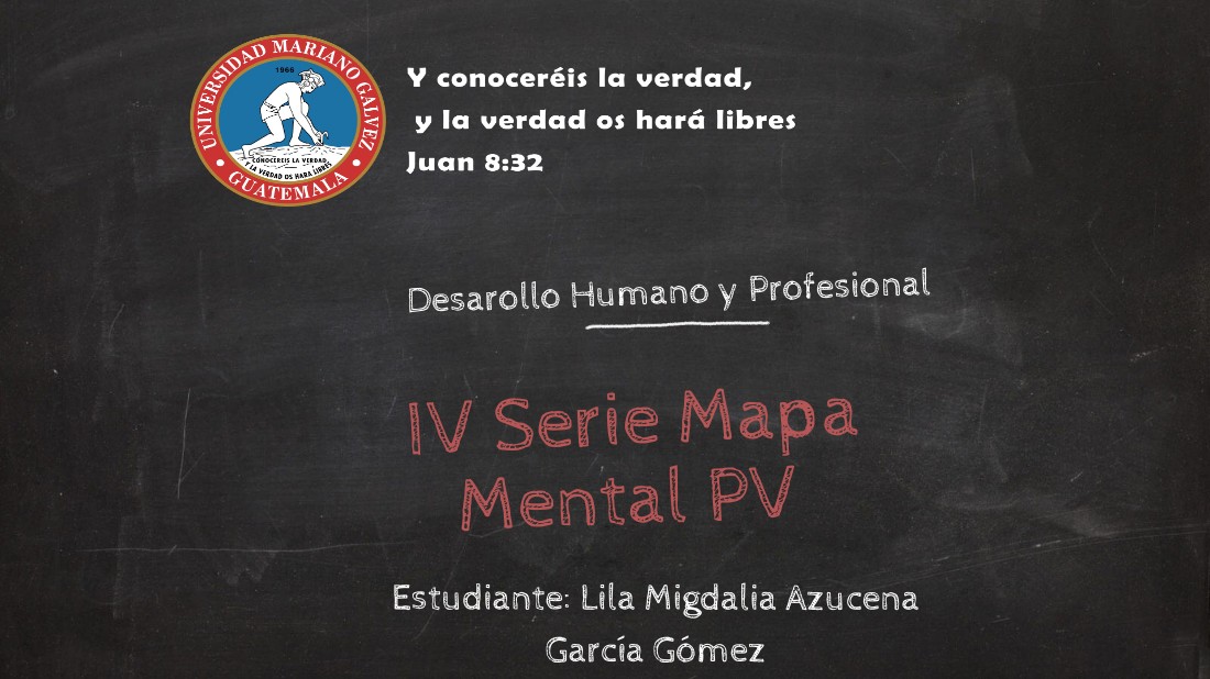 IV Serie Mapa Mental PV | Genially