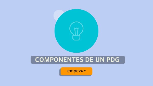 Quiz Componentes de un PDG | Genially