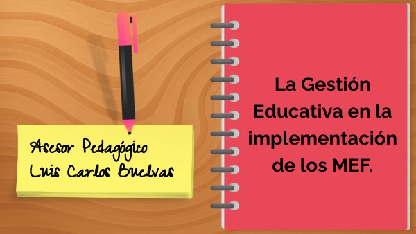 GESTIÓN EDUCATIVA-MEF | Genially