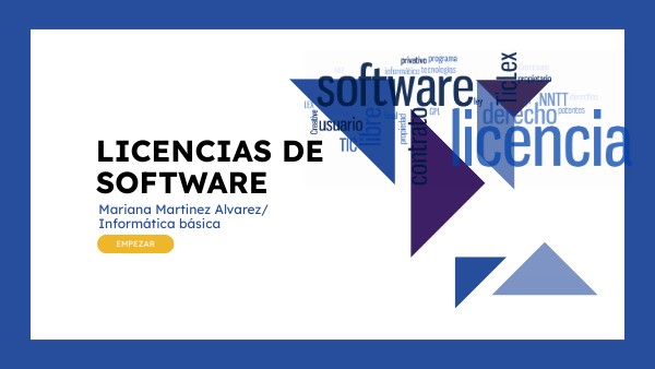 LICENCIAS DE SOFTWARE | Genially