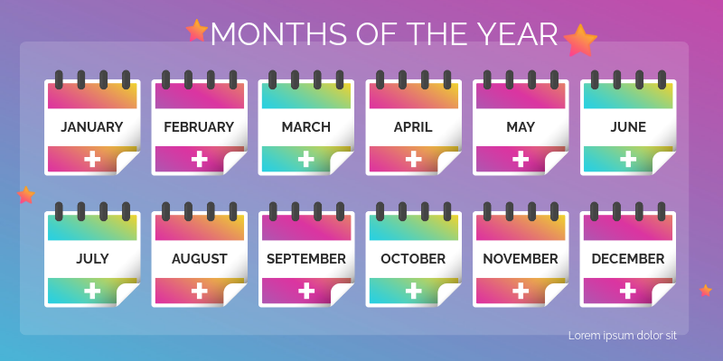 Months of the year | Genially