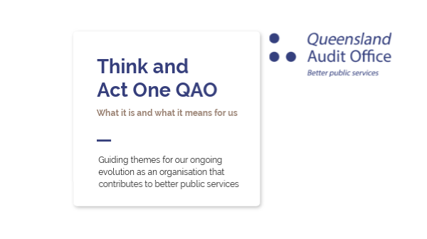Think and Act One QAO presentation | Genially