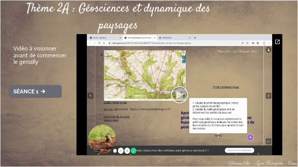 Sortie géologique | Genially