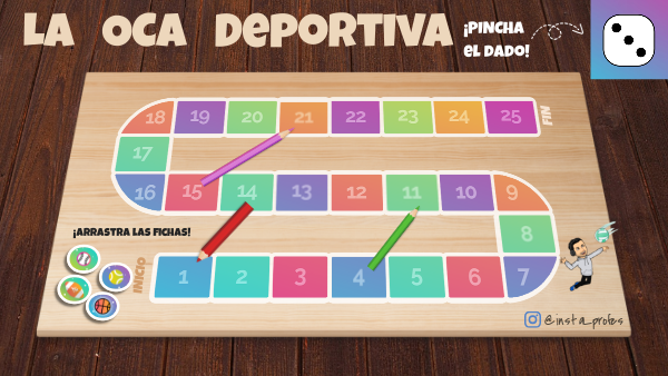 La Oca Deportiva @insta_profes | Genially