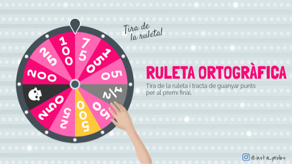La ruleta ortogràfica B/V/H en valencià | Genially
