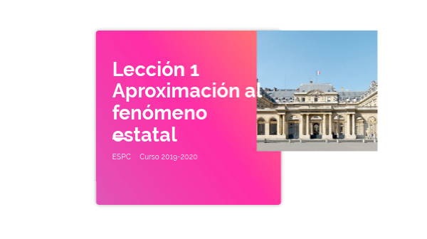 Lección 1 ESPC 2020