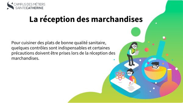 La réception des marchandises | Genially