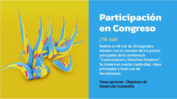 Participación en Congreso | Genially