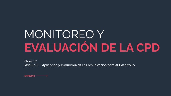 Clase 17 - CPD 2022 | Genially