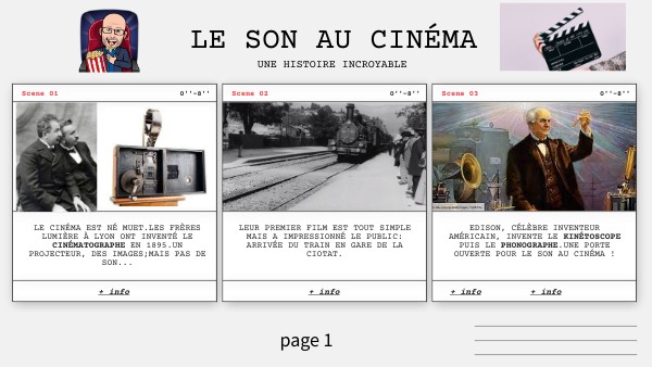 SÉQUENCE 3ÈME SON AU CINÉMA | Genially