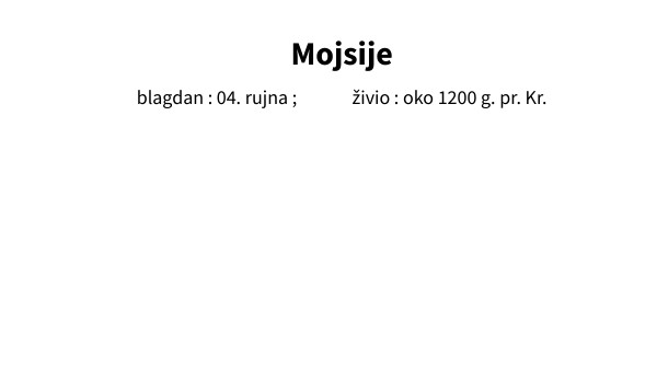 Mojsije
