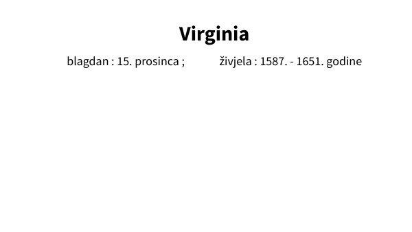 Virginia | Genially