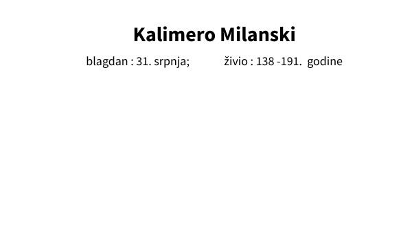 Kalimero | Genially