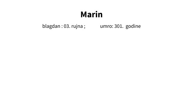 Marin | Genially