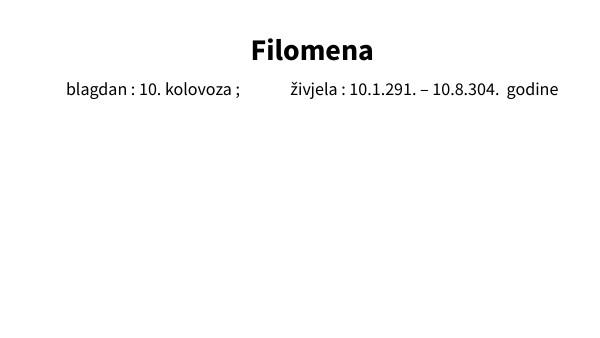 Filomena | Genially