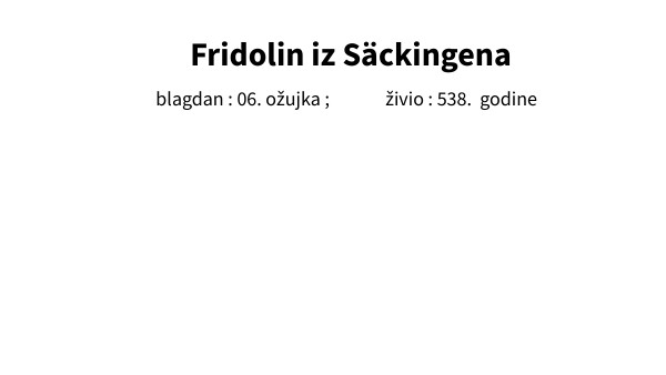 Fridolin