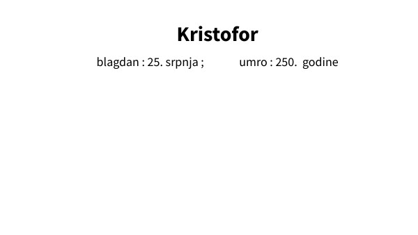 Kristofor | Genially