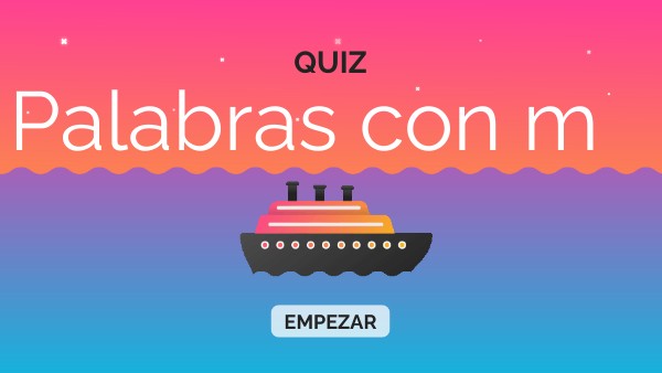 Palabras con m | Genially