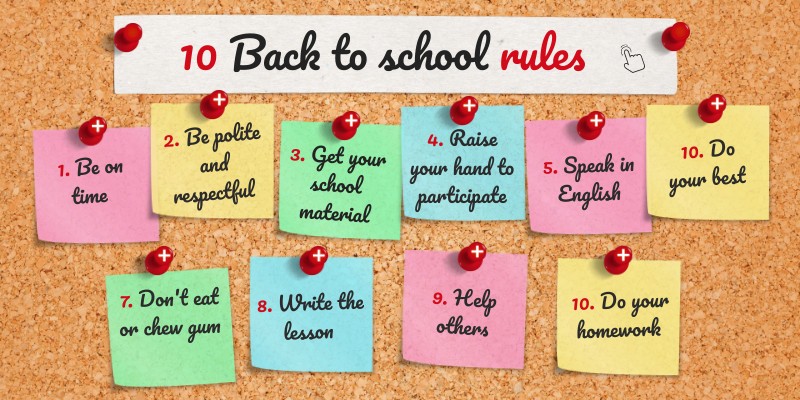 BACK TO SCHOOL RULES | Genially
