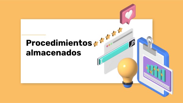 Procedimientos almacenados