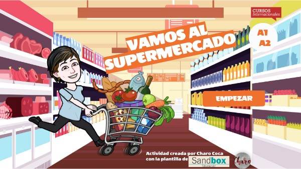 Supermercado. Vocabulario de la comida. Nivel A1/A2