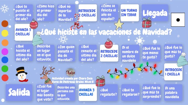 ¿Qué hiciste en las vacaciones de Navidad? | Genially