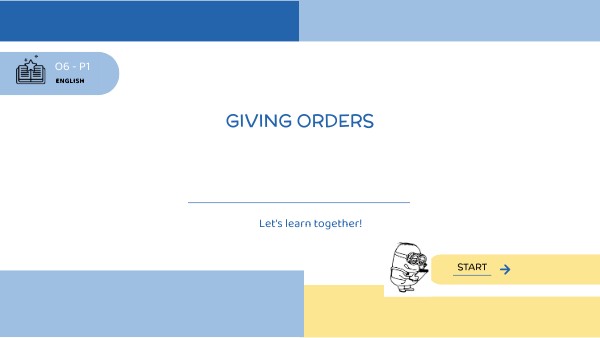 Giving orders | Genially