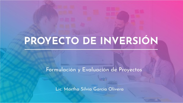 2023 - Proyecto de inversión | Genially
