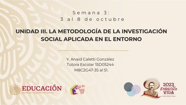 Sesión 3 M8 G47 | Genially