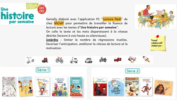 Fluence une histoire par semaine | Genially