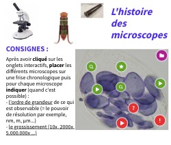 L'histoire des microscopes | Genially