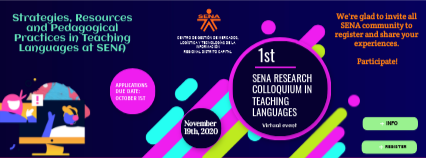1 SENA RESEARCH COLLOQUIUM IN TEACHING LANGUAGES