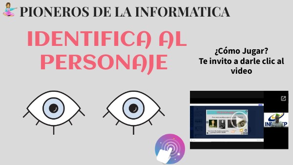 IDENTIFICA AL PERSONAJE | Genially
