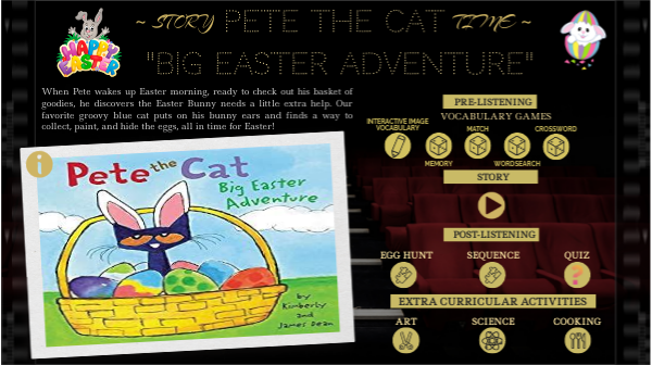 Pete the Cat Big Easter Adventure | Genially