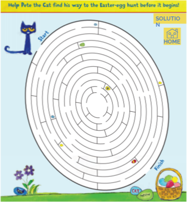 Pete the cat Big Easter Adventure | Genially