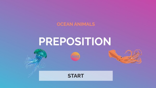 PREPOSITION GAME 1st grade