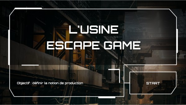 FACTORY ESCAPE GAME