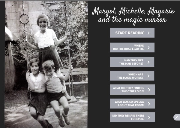 Margot, Michelle, Magarie and the magic mirror | Genially