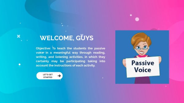 PASSIVE VOICE_DIGITAL WORKSHEET | Genially