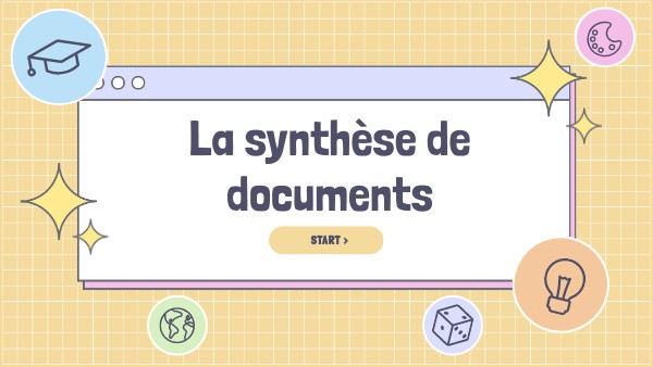 Méthodo synthèse de docs | Genially